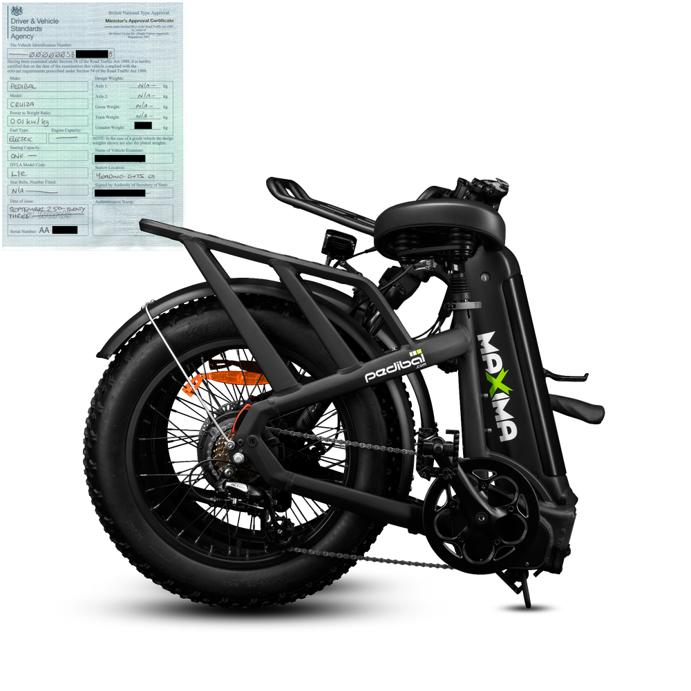 Pedibal Maxima Fat Tyre Folding Cargo Electric Bike | eCargo (Non-Fold